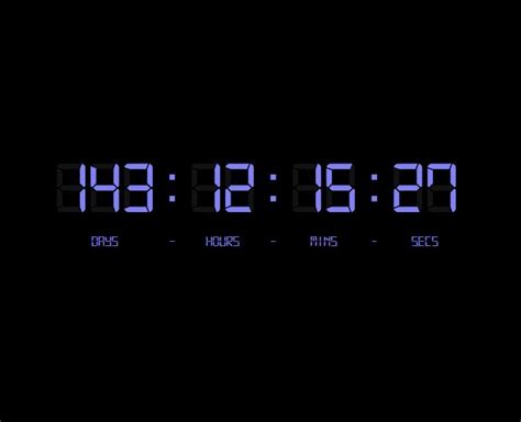 Js Digital Countdown Timer By Ehsanulhaq Codester
