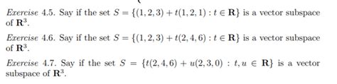 Proving That A Set Is A Subspace Of A Vector Space R Askmath