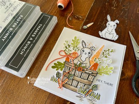 Stampin Up Pumpkin Pie Easter Bunny Bundle And Thanks A Bunch Card
