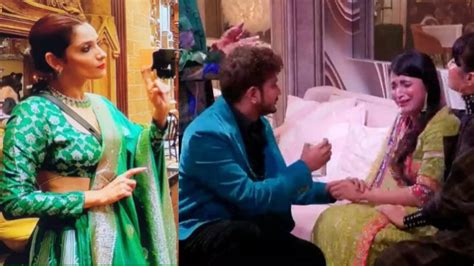 Bigg Boss 17 Wkv Mannara Chopra Cries Post Argument With Ankita