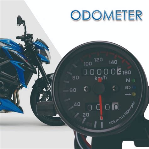 Universal Rpm Motorcycle Speedometer Odomete Grandado