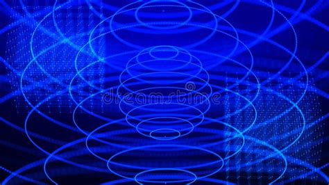 Abstract Animated Digital Background Big Data Visualization Stock