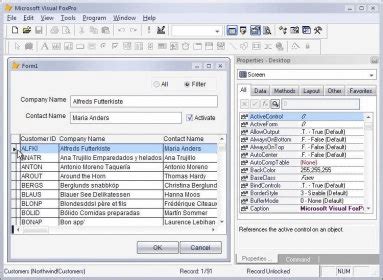 Microsoft Visual FoxPro Download Visual FoxPro 9 0 Is An Object Oriented Relational Database