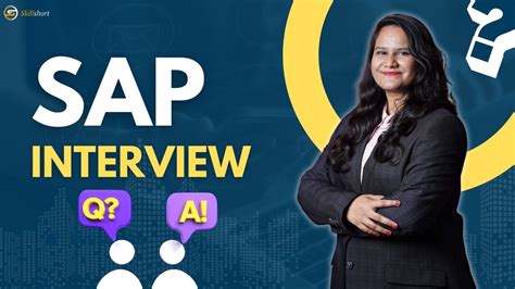 Sap Interview Questions And Answers Crack Sap Interview Youtube