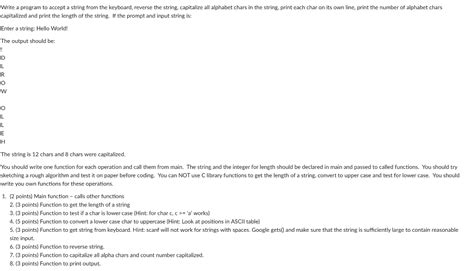 Solved Write A Program To Accept A String From The Keyboard Chegg