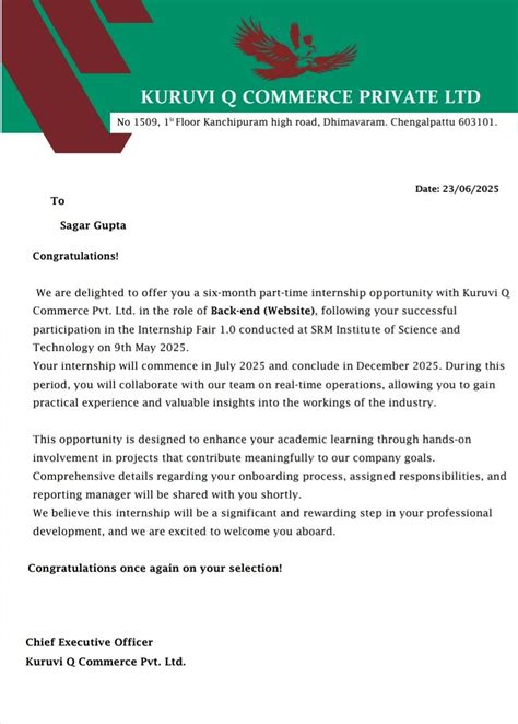 Newbeginning Fullstackdeveloper Internshipjourney Kuruviqcommerce