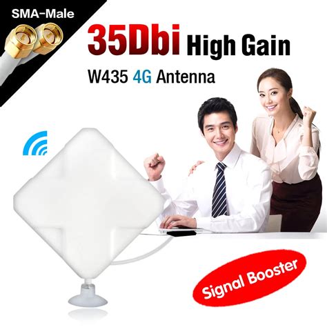 White G DBi External Antenna SMA Male Connector Signal Amplier M Cable DBi G Signal