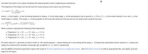 Solved Consider The Motion Of An Object Modeled With Ideal