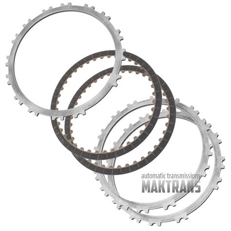 Friction And Steel Plate Kit Overdrive Clutch Toyota U340e [kit Total Thickness 13 75 Mm 2