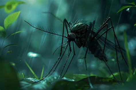 Free Photo View Of Mosquito Insect With Wings