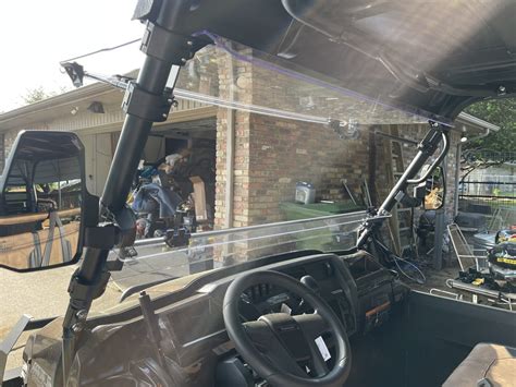 Kawasaki Mule Pro Scratch Resistant Flip Windshield Superatv