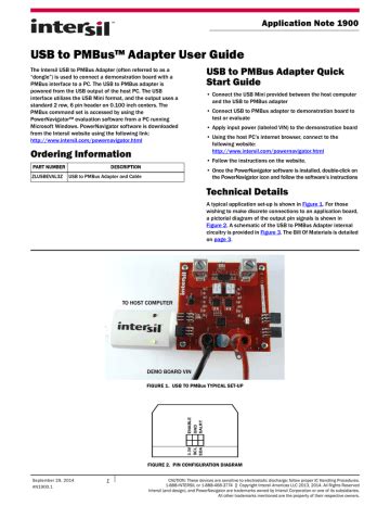 USB To PMBus Adapter User Guide USB To PMBus Adapter Quick Manualzz