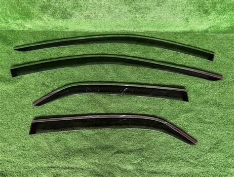 【目立った傷や汚れなし】メッキ モール ドアバイザー サイドバイザー トヨタ クラウン 200系 Grs200 ガーニッシュ アスリート