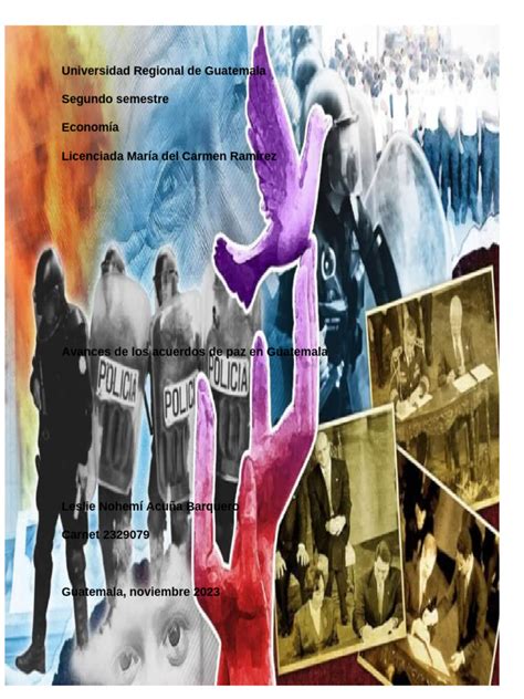 Avances En Los Acuerdos De Paz En Guatemala Pdf Guatemala