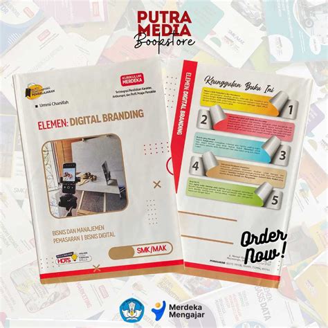 Jual Buku Kumer Smkmak Siswa And Guru Elemen Digital Branding Shopee