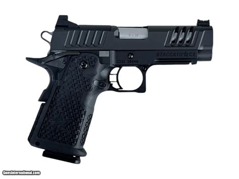 Sti Staccato C2 Dpo Tactical 9mm X Serrations 16 Round Capacity Optics Ready 2011