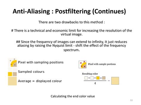Anti Aliasing Computer Graphics Pptx