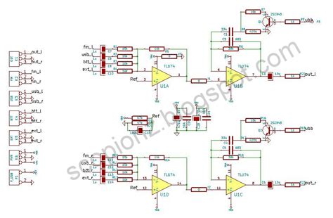 Stereo Bass Booster Circuit With Simple Mixer ~ Scorpionz Electronic