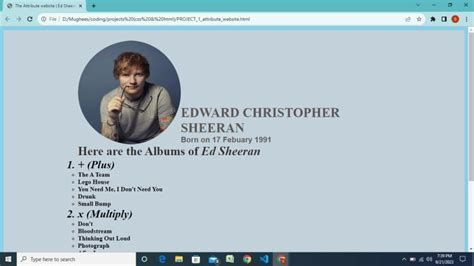 this is my first project that i ve created using html and css mughees
