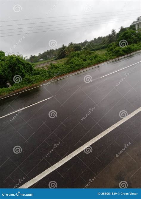 Srilanka Road Rainfall Time Stock Image Image Of Srilanka Time