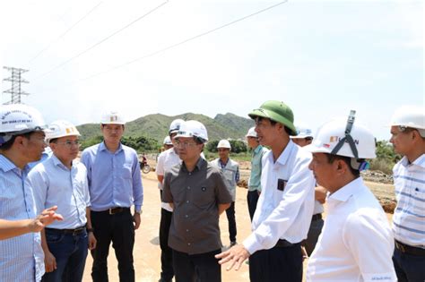 Deputy Minister Of Transport Nguyen Duy Lam Inspects The Progress Of