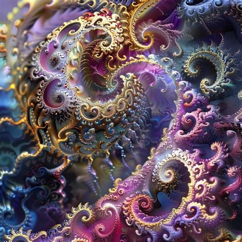 Exploring Beautiful Fractals Stunning Patterns And Designs Premium Ai