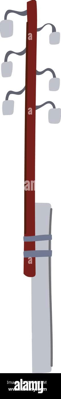 Energy Electric Pylon Cartoon Vector Illustration Stock Vector Image
