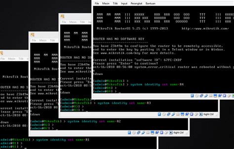 Konfigurasi Static Routing 4 Router Gns3