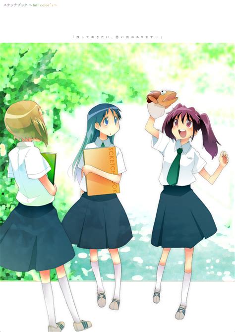 Kajiwara Sora Asou Natsumi And Torikai Hazuki Sketchbook Full Colors