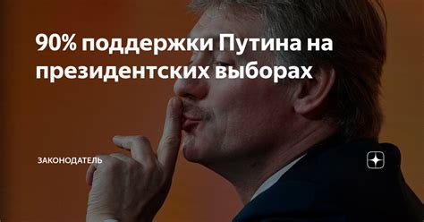 90 поддержки Путина на президентских выборах Законодатель Дзен