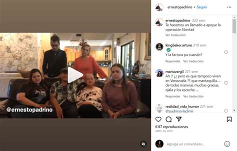 EsPaja Familiares de Padrino López le pidieron en video pronunciarse