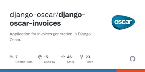 Github Django Oscardjango Oscar Invoices Application For Invoices