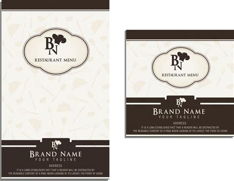 Vector Restaurant Menu Card 20256808 Vector Art At Vecteezy