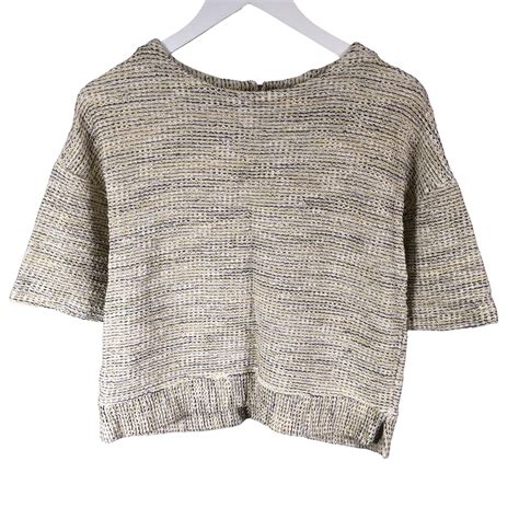 Womens Massimo Dutti Sweater Size 38 Beige Emmy