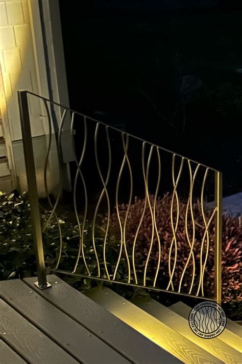 Exterior Iron Railing Damascus Oregon Project Cam Harris Art