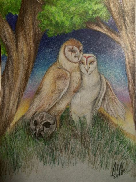 Kludd And Nyra From Guardians Of Gahoole By Princess Merit On Deviantart