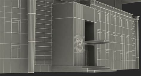 Alexandria Police Headquarters Building 3d Model 99 3ds C4d Fbx