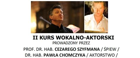 II Kurs Wokalno Aktorski Państwowa Szkoła Muzyczna I i II stopnia w