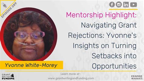 Mentorship Highlight Navigating Grant Rejections Yvonnes Insights On