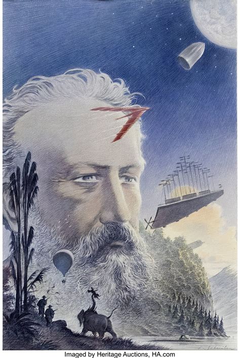 François Schuiten Jules Verne Illustration 2003 Illustration Art