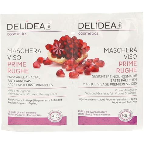 DELIDEA Maschera Viso Vitis Melograno Bio 20 Ml Ecco Verde Italia
