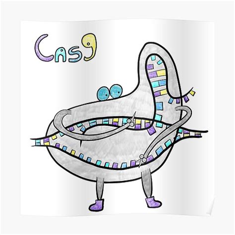 Cute Crispr Cas9 Pencil Edition Poster For Sale By Fogoosherie