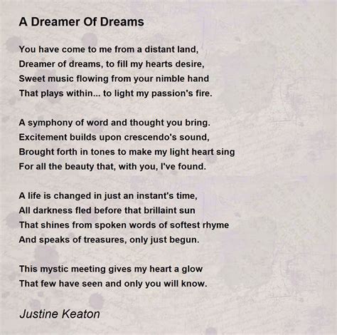 Dreamer Poetry Quotes