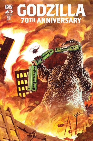 100 Page Godzilla 70th Anniversary Comic Book Coming May 8 From Idw