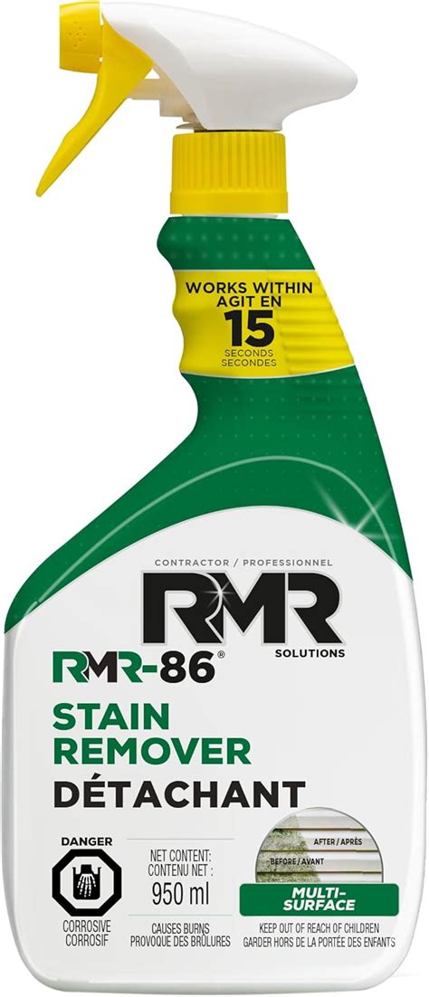 Rmr 86 Instant Stain Remover Spray 950 Ml Scrub Free Formula Amazon