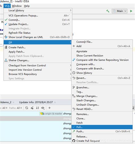 Git在idea中的使用（详细图文全解）idea操作git Csdn博客