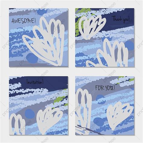 손으로 그린 창의 초대 인사말 카드 포스터 템플릿 Psd 다운로드 디자인 자료 다운로드