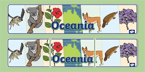Oceania Display Banner Teacher Made Twinkl