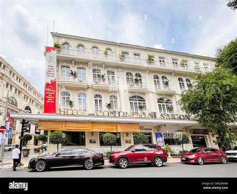 Vietnam Saigon Ho Chi Minh Ville Hotel Continental Saigon Stock