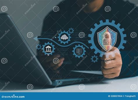 Cyber Security Privacy Data Protection Concept Secured Access To User Personal Internet